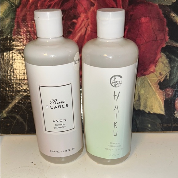 Avon | Hair | Avon Rare Pearls And Haiku Shampoo Set White | Poshmark